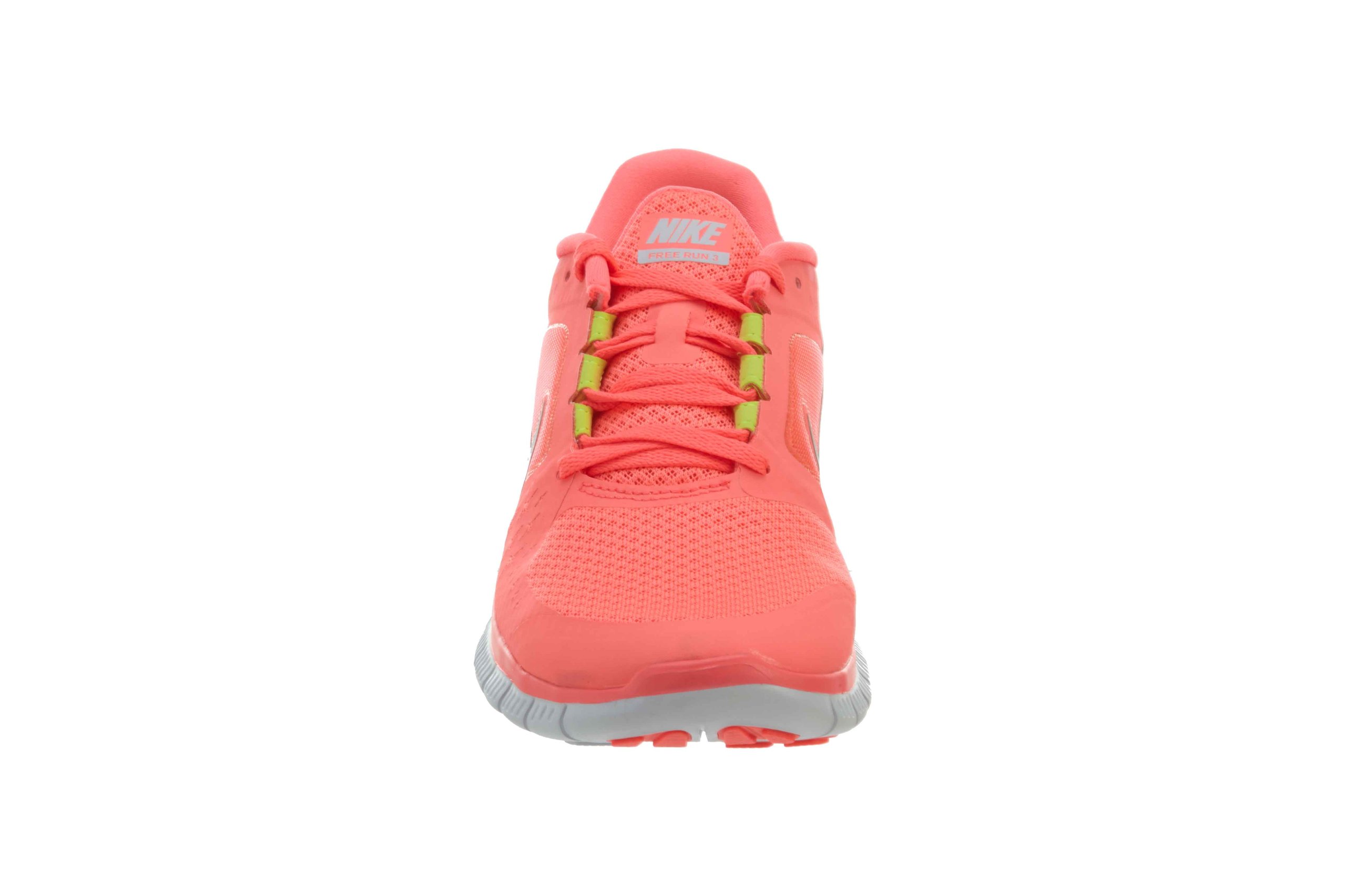 Nike WMNS Free Run 3 Hot Punch Pink Volt 2012 Womens Running Shoes 510643-600 [US Size 7]
