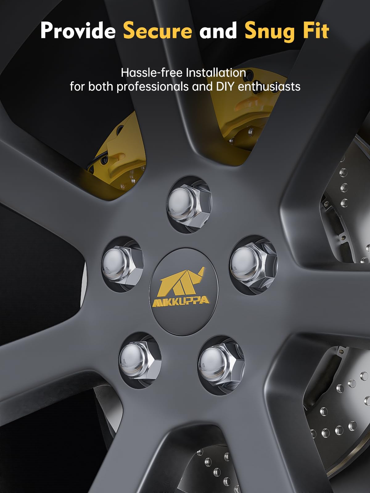MIKKUPPA M12x1.5 Lug Nuts - 20pcs One-Piece Chrome OEM Style Mag Seat Lug Nuts - Replacement for Toyota Lexus Scion Pontiac Factory Wheels