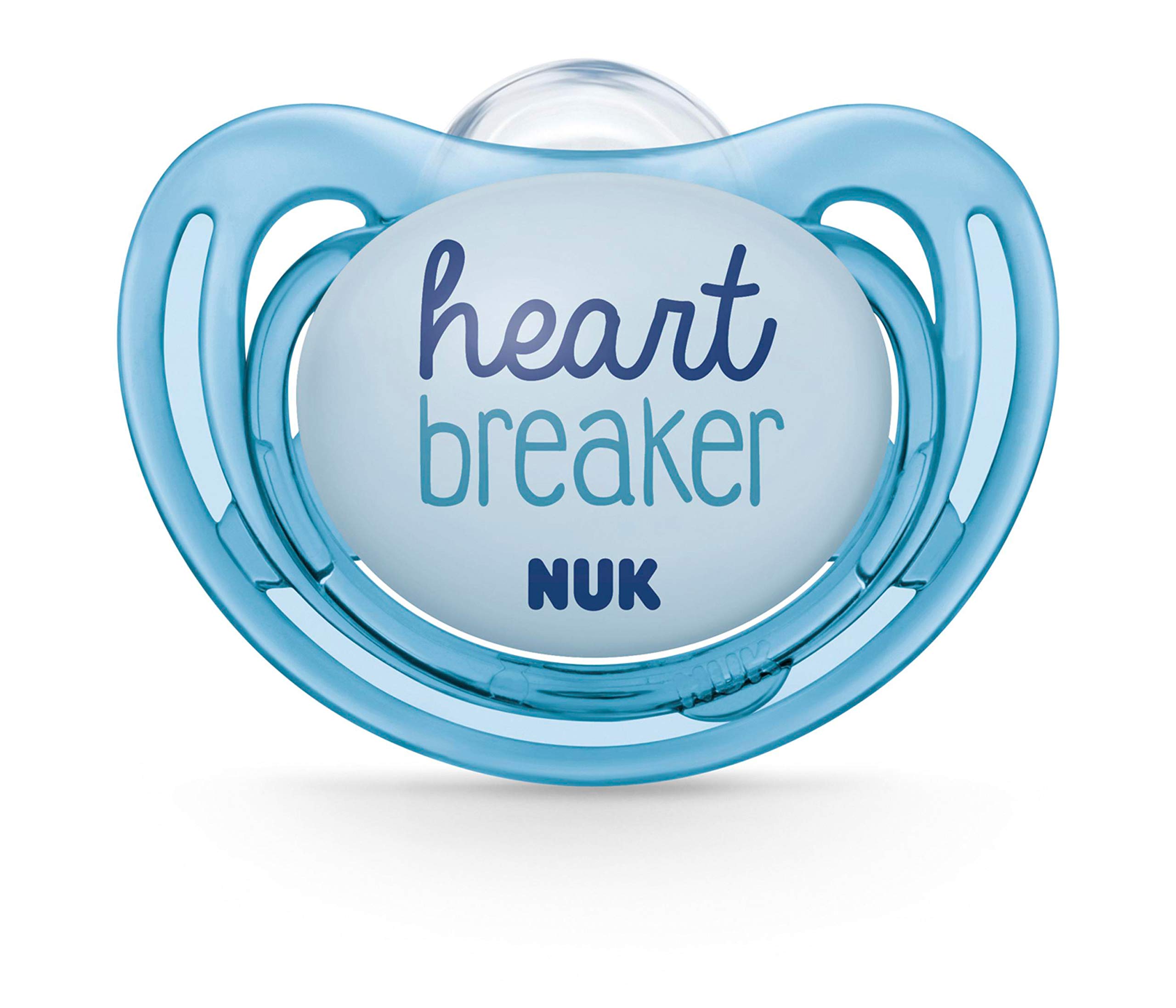 NUK Airflow Orthodontic Pacifiers, Boy, 6-18 Months, 2-Pack, Colors May Vary