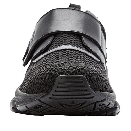 Propét womens Stability X Strap Sneaker, Black, 6.5 X-Wide US