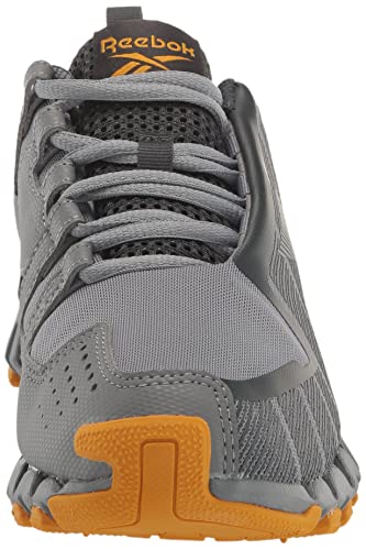 Reebok Men's ZigWild TR 6 Trail Running Shoe, Cold Grey/Pure Grey/Bright Ochre, 10.5