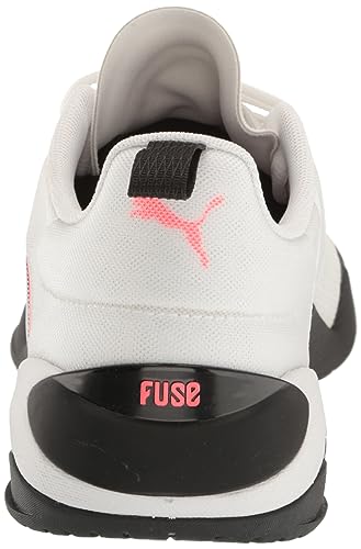 PUMA Women's FUSE 2.0 Sneaker, PUMA White-Fire Orchid-PUMA Black, 8
