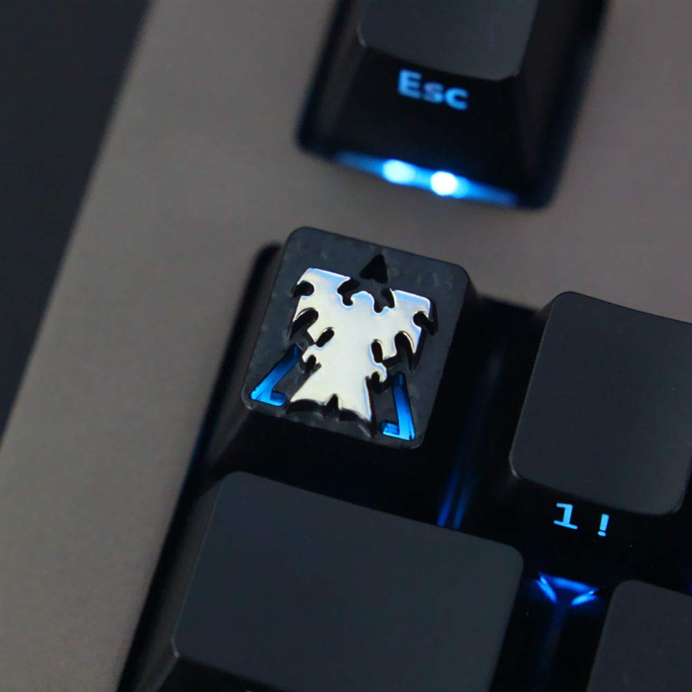 Mugen Terran Custom Starcraft Gaming Keycaps for Cherry MX Switches - Fits Most Mechanical Keyboards - with Keycap Puller