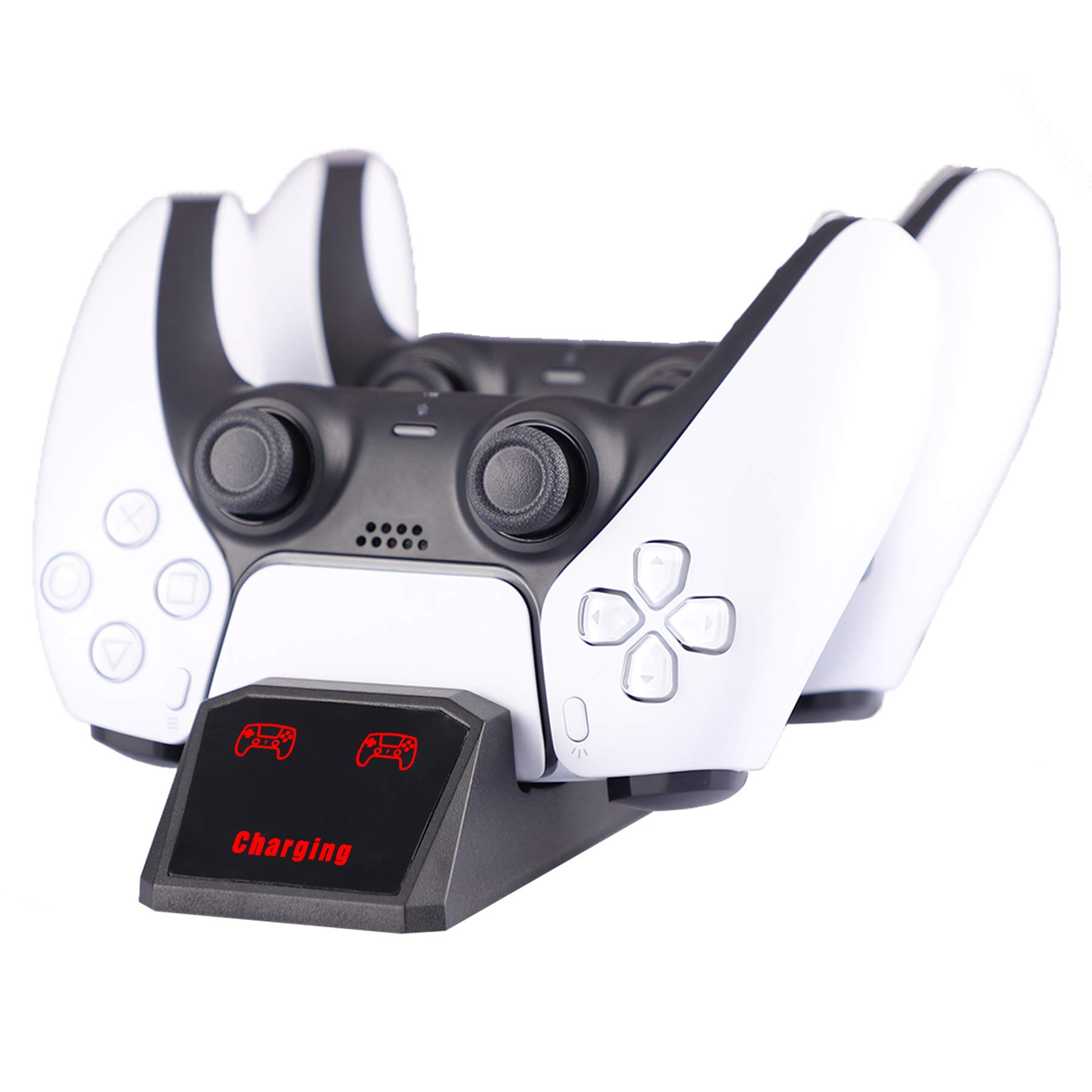 My Genik PS5 DualSense Controller Charging Station,USB Type C PS5 Controller Charger with LED Indicator,Dual Charging Dock for Playstation 5 / PS5/ Controller