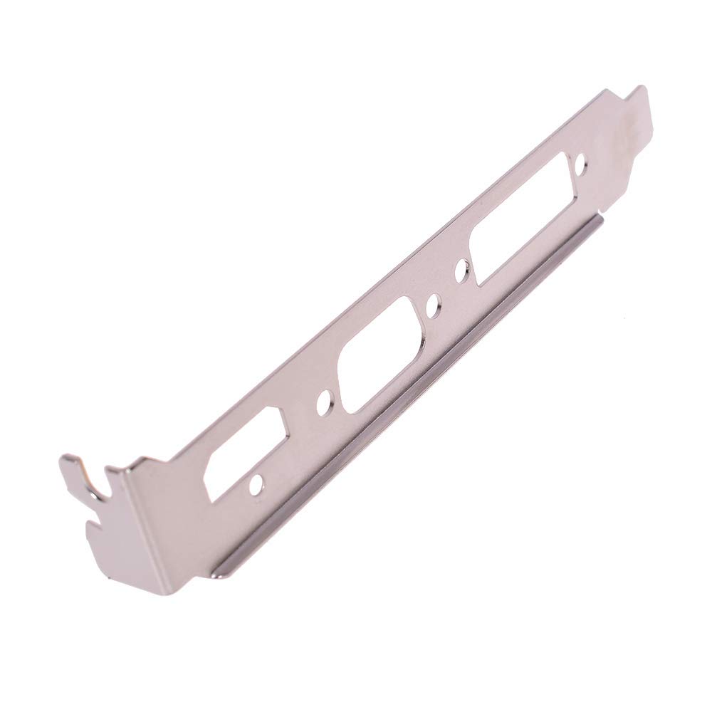 MOTZU 10 Pieces Height Hight Bracket Adapter DVI+HDMI+VGA Baffle for ATI Nvidia Video Graphics Card