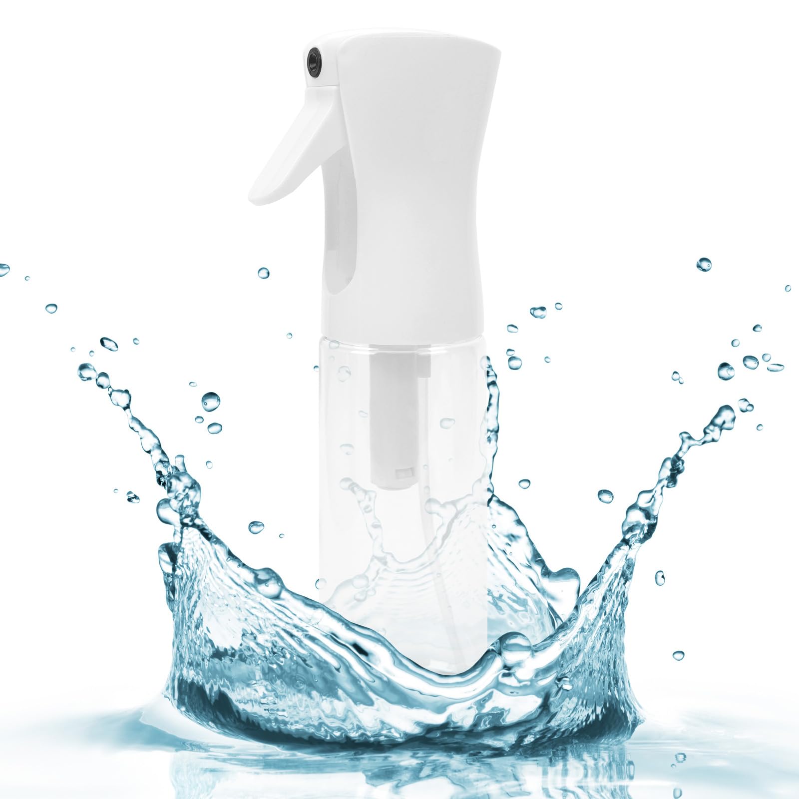 MEIPO Continuous Spray Bottle for Hair Reusable Beauty Spray Bottle Mist Sprayer For Clean Plant Styling Tools & Appliances (1Pcs Clear 10oz)