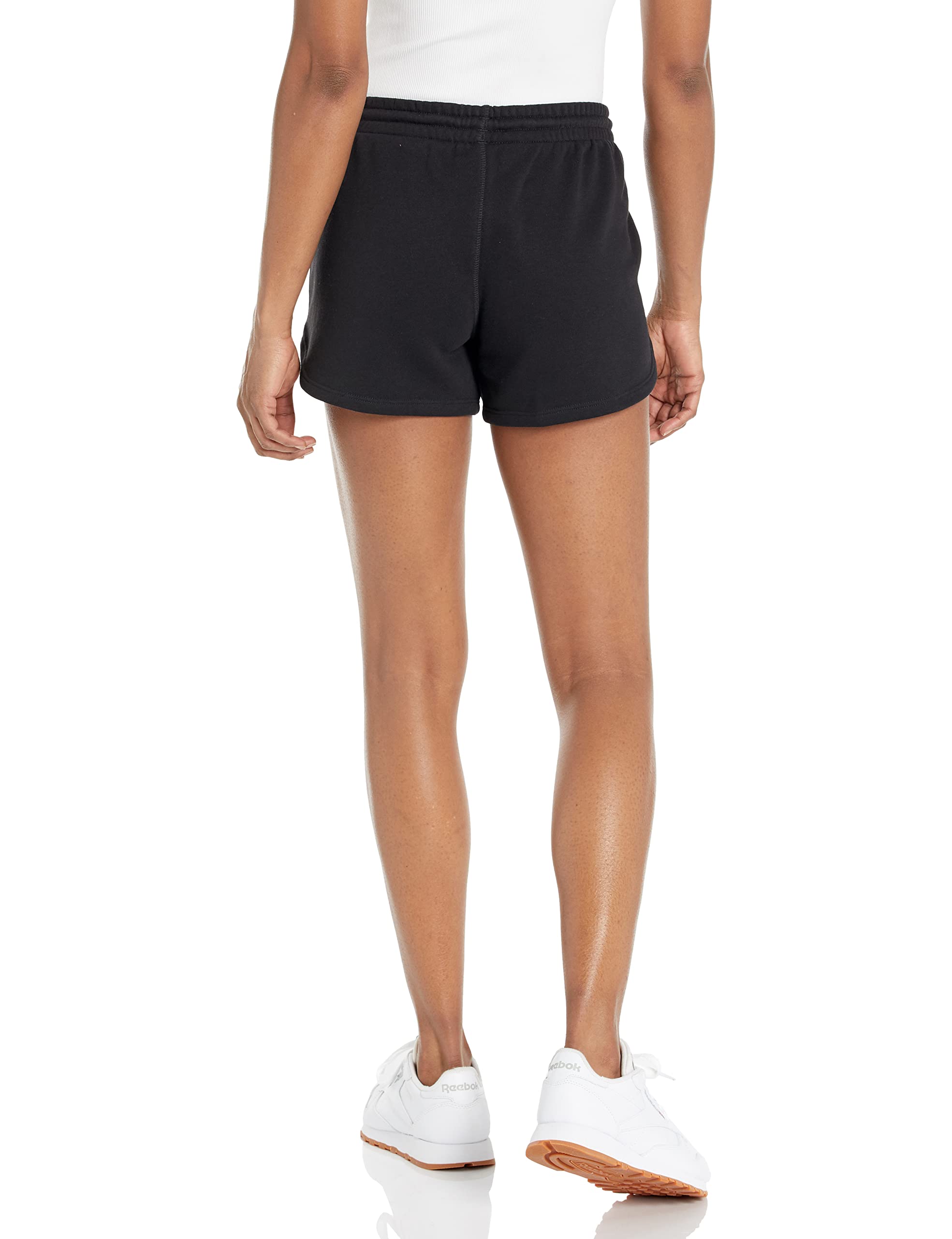 Reebok Women's Standard Identity Logo Shorts, Black, X-Large