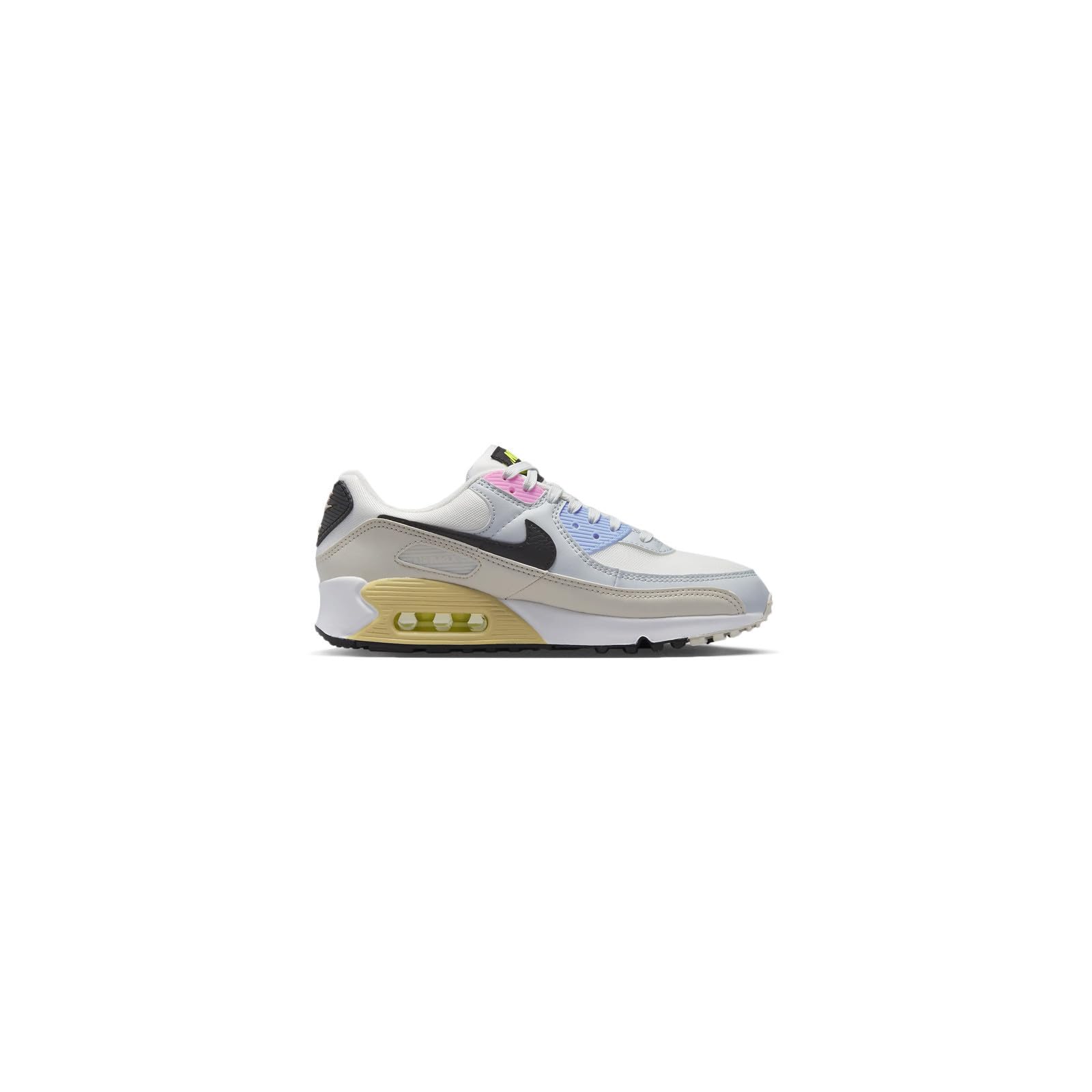 Nike Women's Air Max 90 Summit White/Black-Light Bone (DQ0374 100) - 9.5