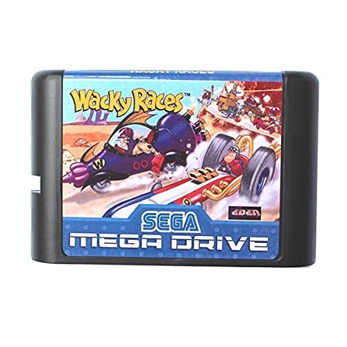 Retro Game Wacky Races 16 bit MD Game Card For Sega Mega Drive For Genesis (NTSC-J)