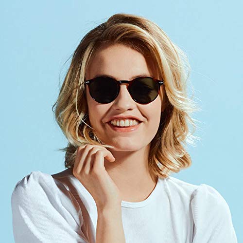 NOOZ Reading Sunglasses - Tortoise Color +1.00 with slim case - Cruz collection