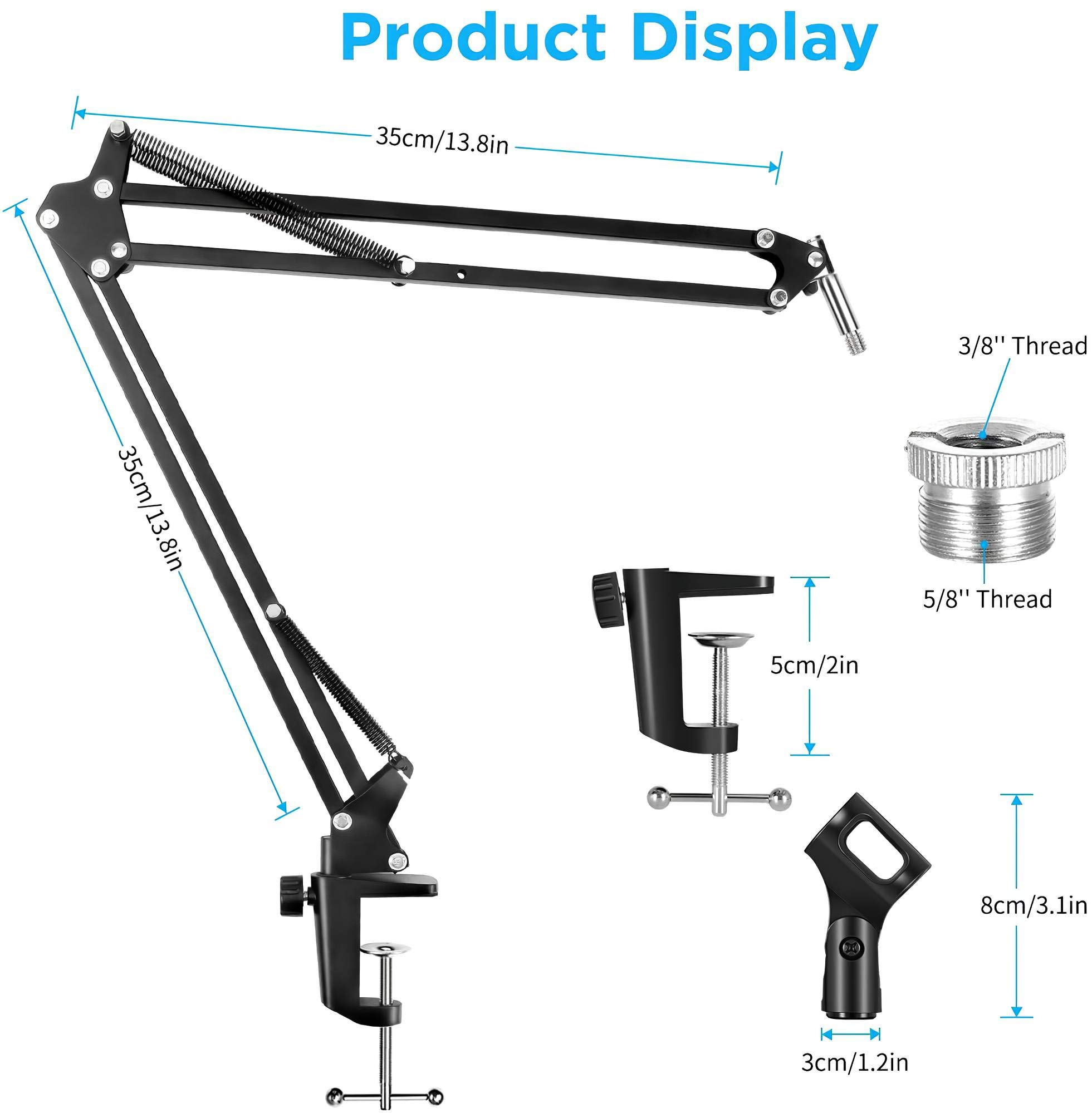 MU077 Heavy Duty Microphone Stand