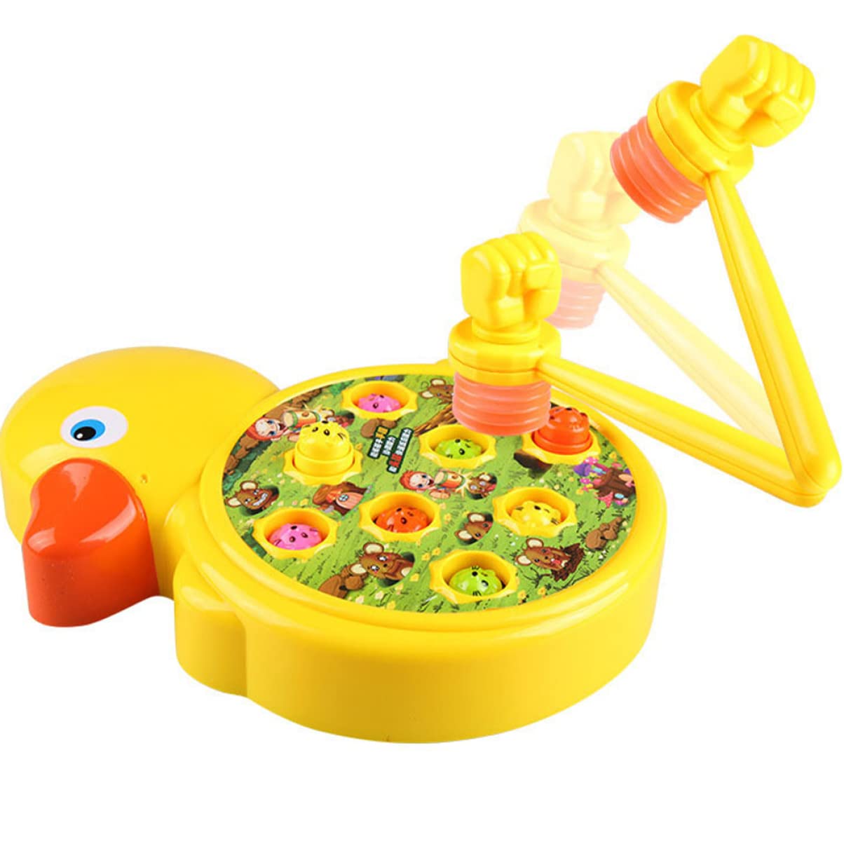 Toyvian Circus Hammer 8Pcs Squeaky Hammer Squeak Hammer Toy squeaking Hammer Rubber Hammer Mallet Pounding Hammer Toy Halloween