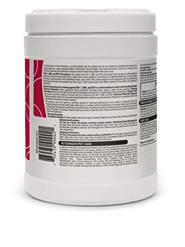 Micro-Scientific Opti-Cide3 Medical Disinfecting Wipes Healthcare Grade Disinfectant Cleaner Surface Wipes - OCW06-100