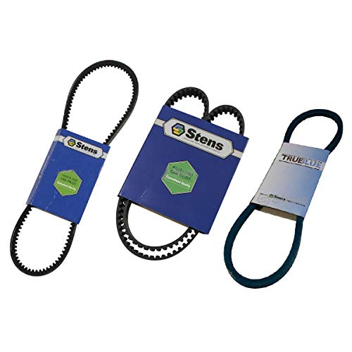 Mower 116-7116/120-3335/121-5765, Kit Deck Drive Belts for Toro Fits 30" Turfmaster 22200 22210 22205TE Walk Behinds and E-Book in A Gift