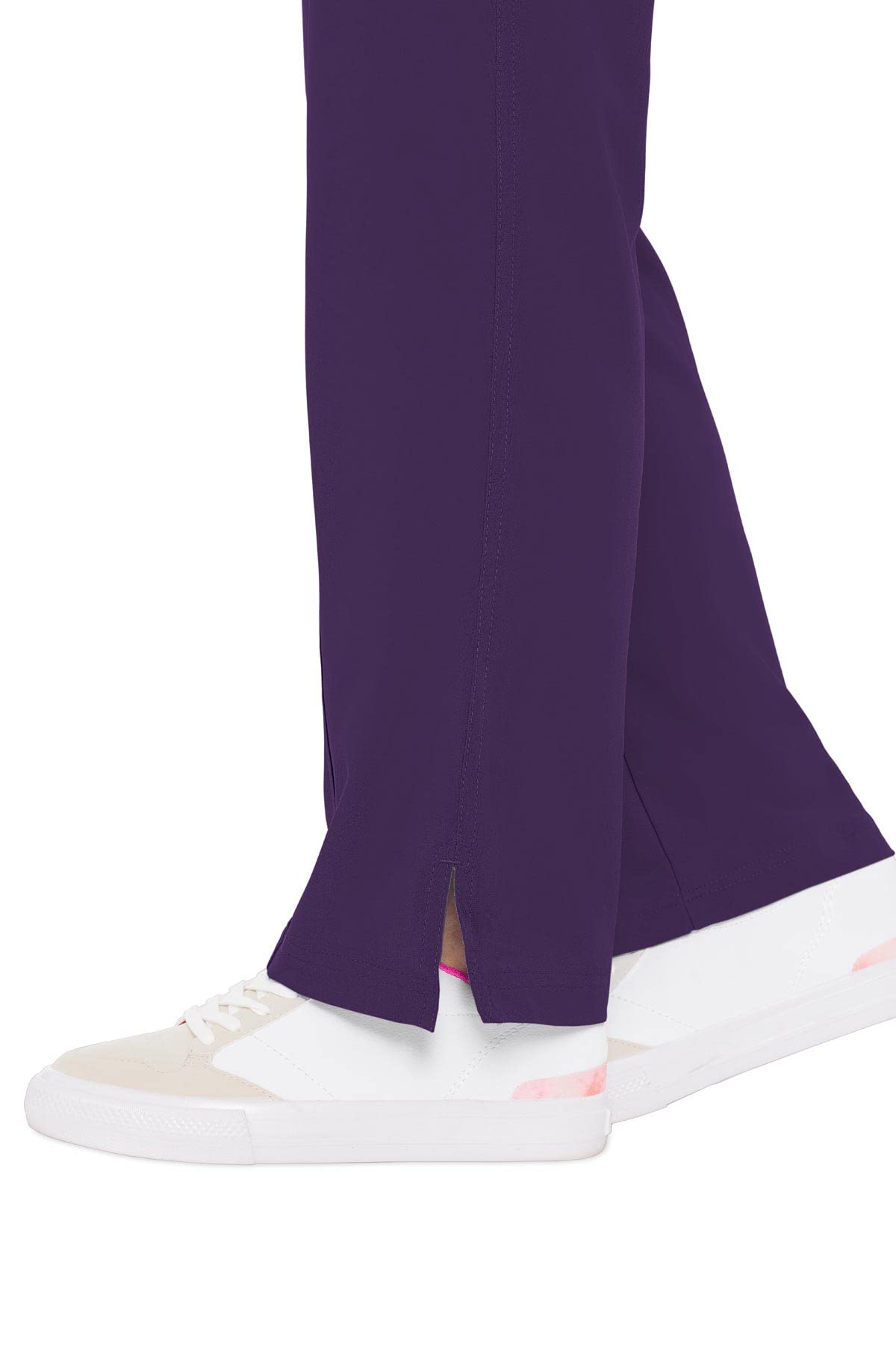 Med Couture Energy Women's Yoga Two Cargo Pocket Pant, Eggplant, X-Small