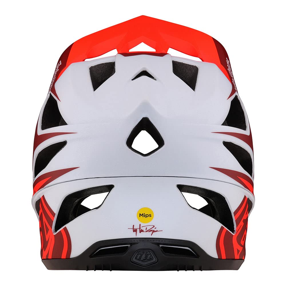 Troy Lee Designs Stage Valence Full Face Bicycle Helmet for Max Ventilation Lightweight MIPS EPP EPS Racing Downhill DH BMX MTB - Adult Men Women (Red, XL/XXL)