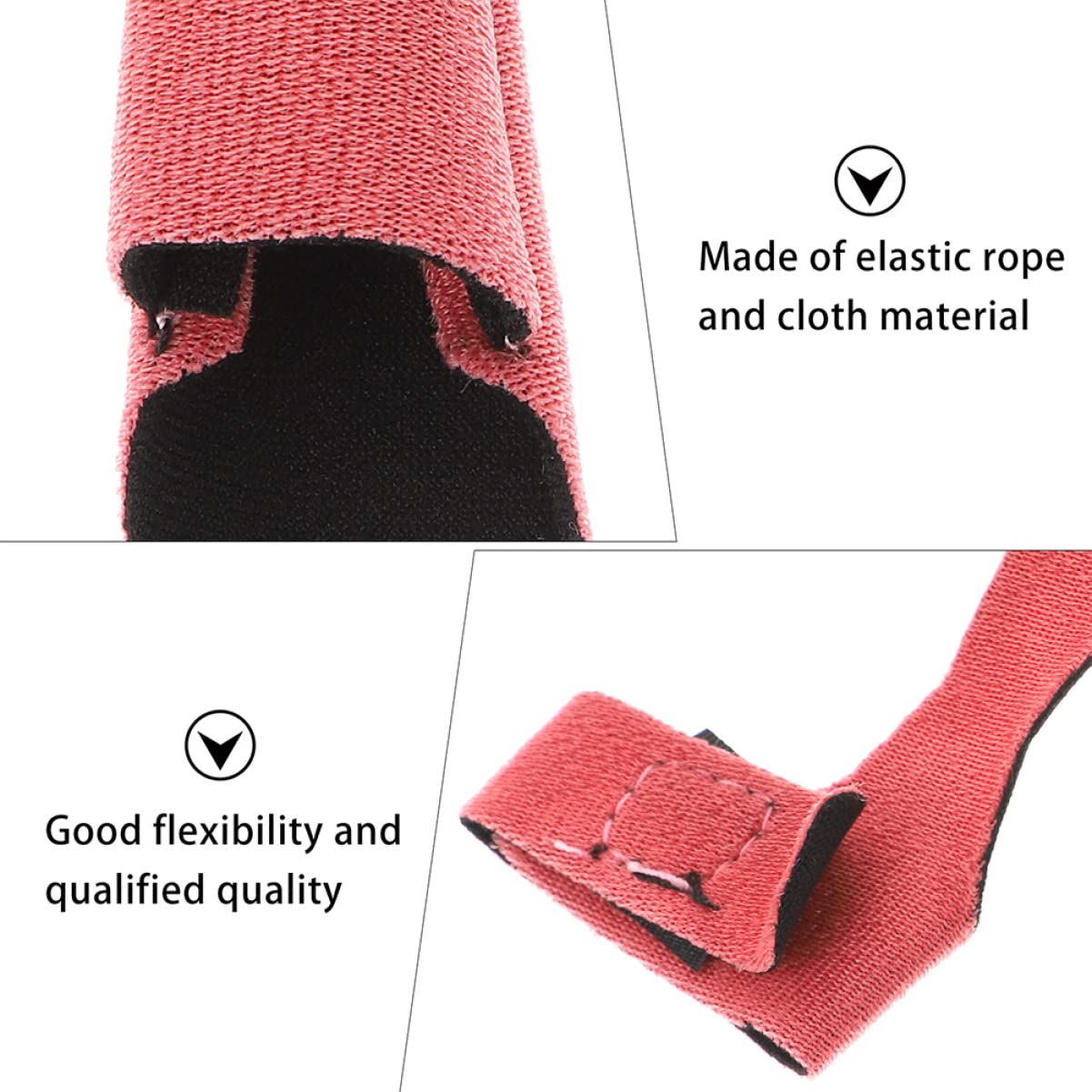 TEHAUX Fishing Rod Sleeve, Rod Covers Sleeve Multi-Function Fishing Pole Socks Universal Protector Pole Strap Tools for Fishing Rod (16 Sets)