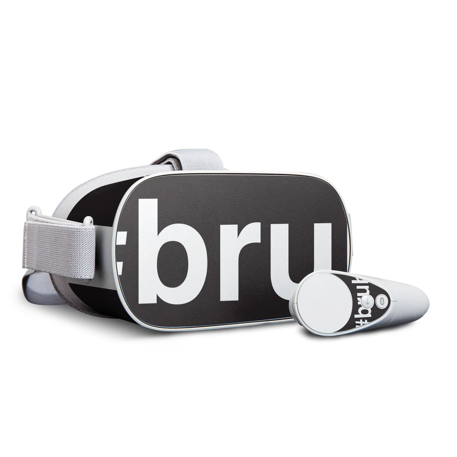 MightySkins Skin Compatible with Oculus Go Mobile VR - Bruh | Protective, Durable, and Unique Vinyl Decal wrap Cover | Easy to Apply, Remove, and Change Styles | Made in The USA