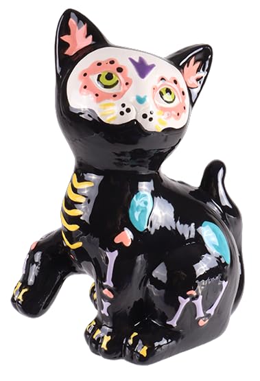 New Hampshire Craftworks Day of The Dead Cat - Paint Your Own Ceramic Keepsake