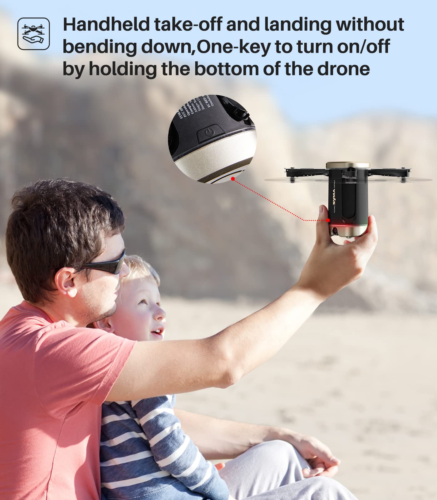 Mini Drone with Camera for Kids Adults, Syma 1080P FPV Camera Drone Foldable Quadcopter with Altitude Hold, Headless Mode, One Key Start, 24 mins Flight Time, Gifts for Boys Girls