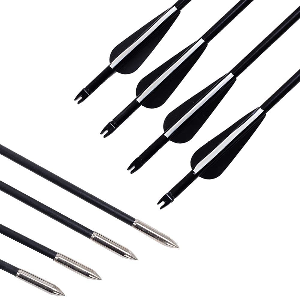 SOPOGER Bow and Arrows Set for Youth Beginner Archery 45" Teens Recurve Bow Kit for Backyard Sport Shooting Training Game Gift with 6 Arrows, 4 Target Face Paper and Pins, Armguard, Sight, 15 Lb