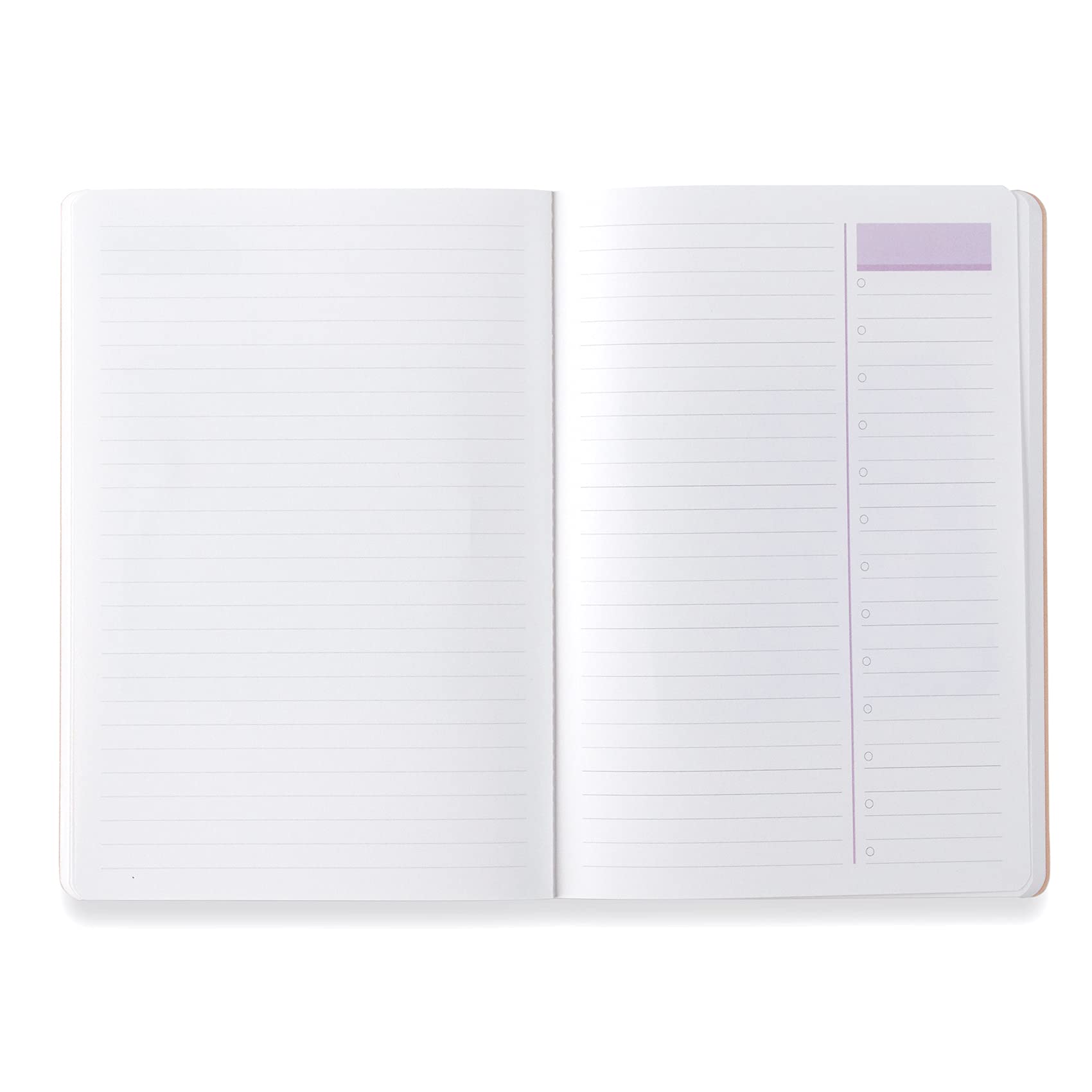 Petite Productivity Journal - Mid Century Circles. Lined Page & To-Do List Organizer Notebook. 80 lb. Thick Mohawk Paper. College Ruled Pages with Checklist Columns by Erin Condren.