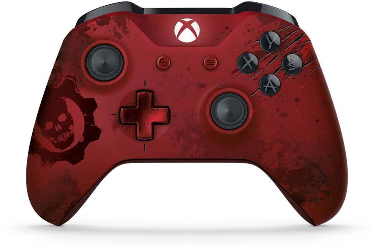 Microsoft WL3-00001 - Xbox One Gears of War 4 Crimson Omen Limited Edition Wireless Controller (Renewed)