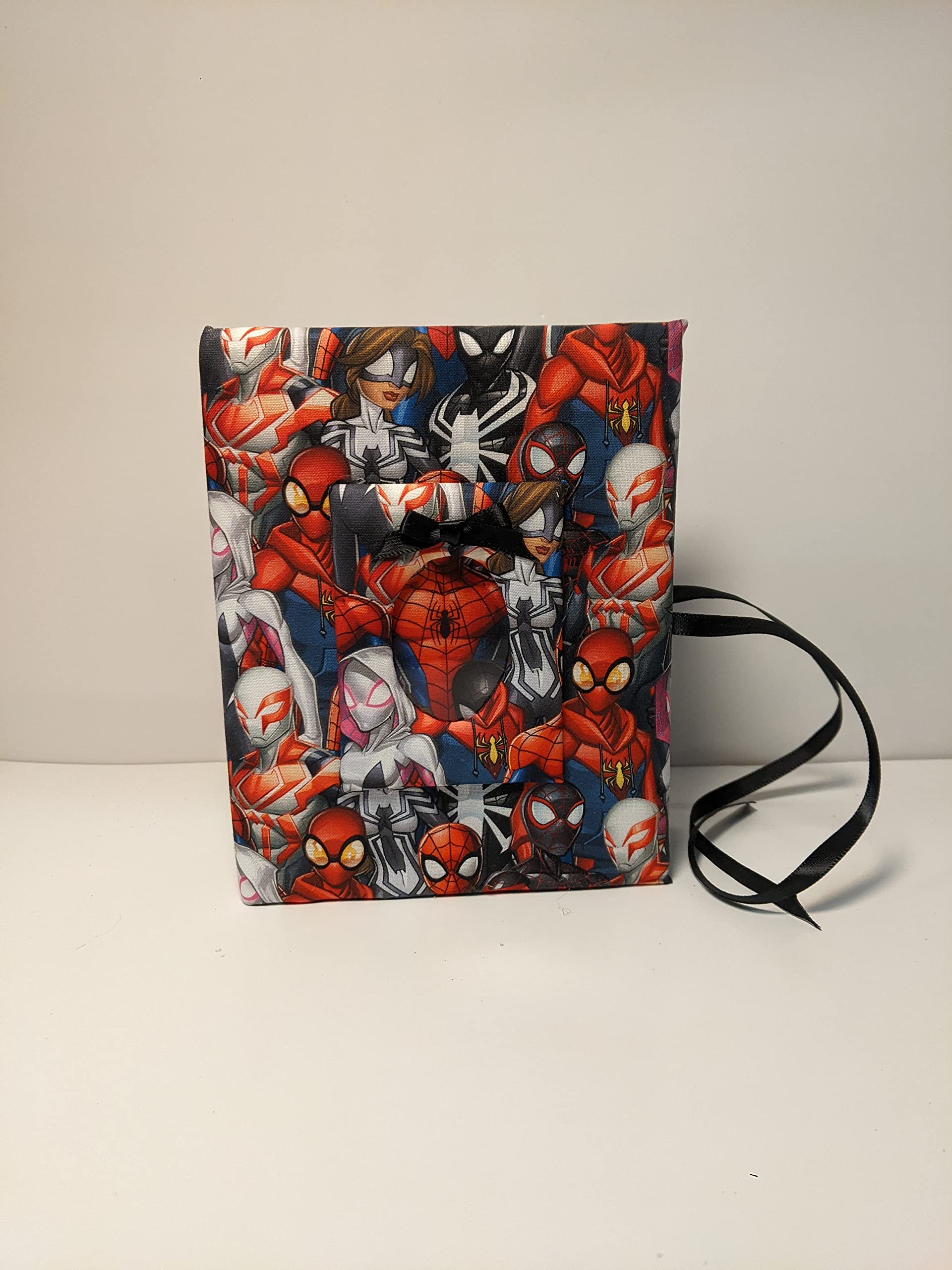 Marvel Spiderman Custom Personalized Photo Album 4 - Holds 100 4x6 Photos - Handmade