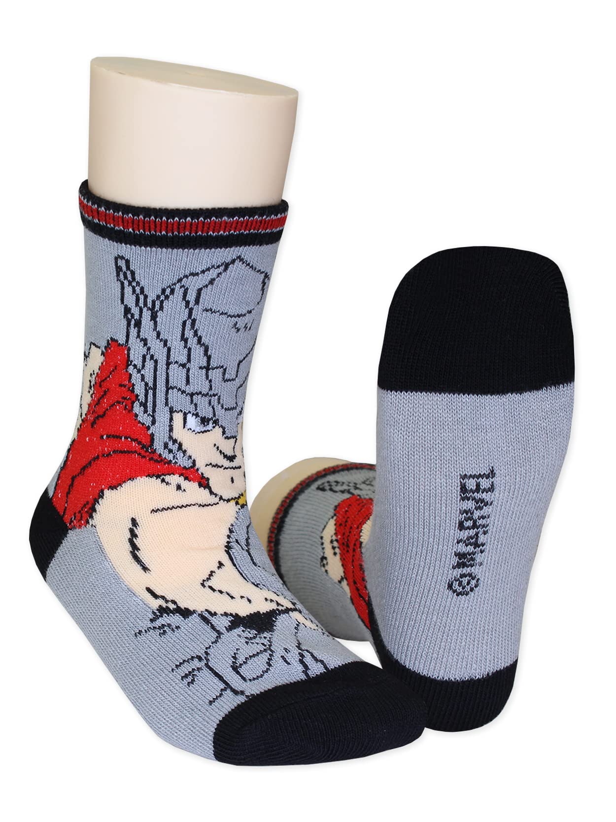 Marvel Super Hero Adventures Boys Toddler Crew Socks, 6 pack, Avengers Multi, 4-5T