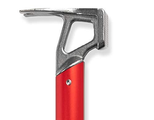 Outdoor Donkey Aluminum Tent Stake Hammer for Camping and Backpacking (Red, 12 inches)