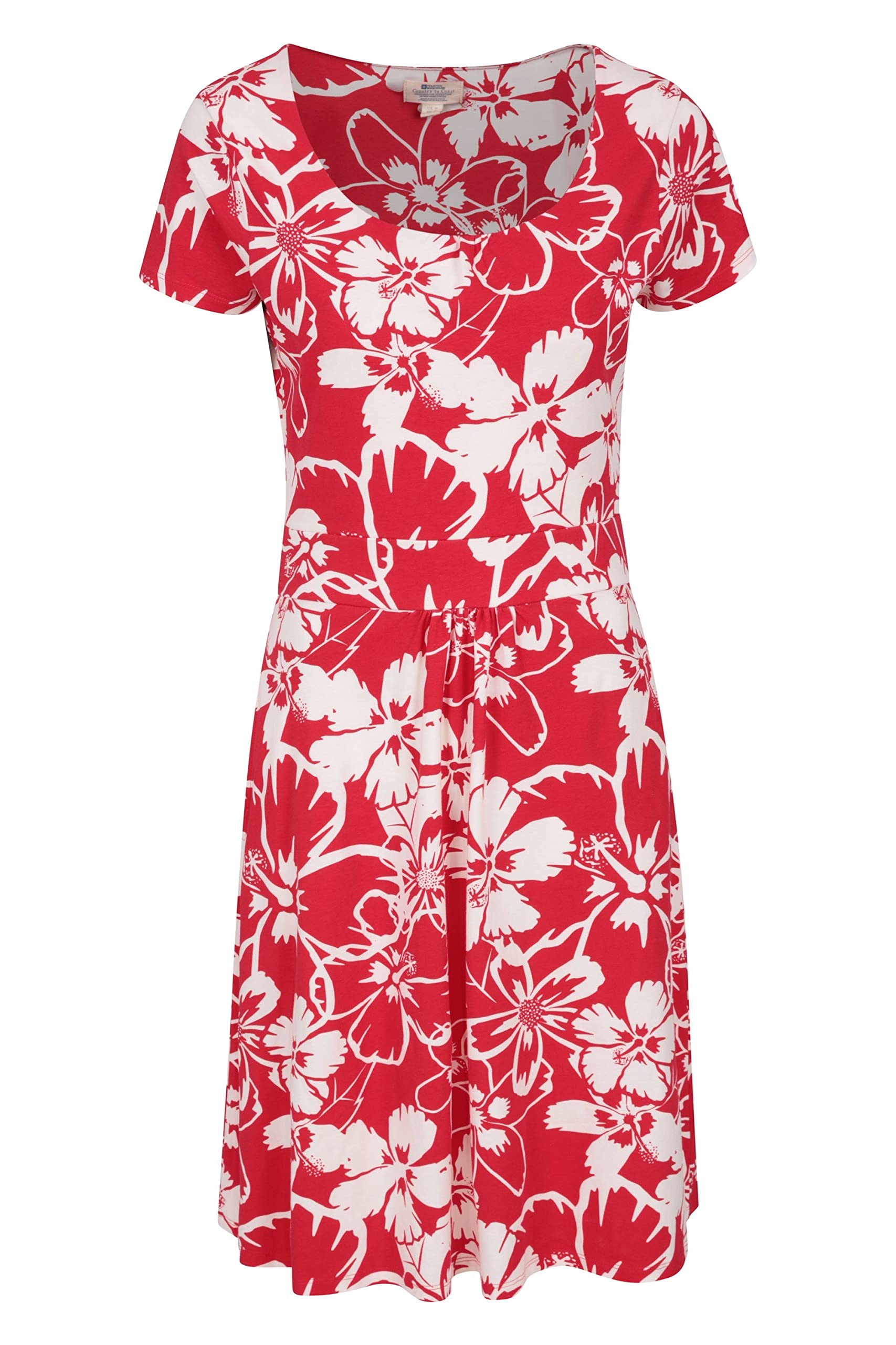 Mountain Warehouse Orchid Patterned Womens UV Dress Red 16