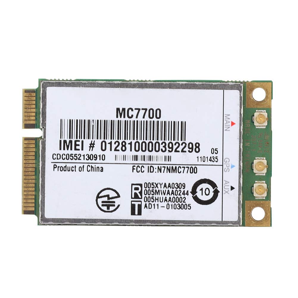 Mini Pcie Module 4G LTE Module Card PCI-E Sierra Wireless Module Network Card, MC7700 LTE 4G Module,Mini PCI-E Card,100Mbps 4G/3G LTE/FDD/WCDMA/Edge Card Module for Windows/Linux Laptop Computer