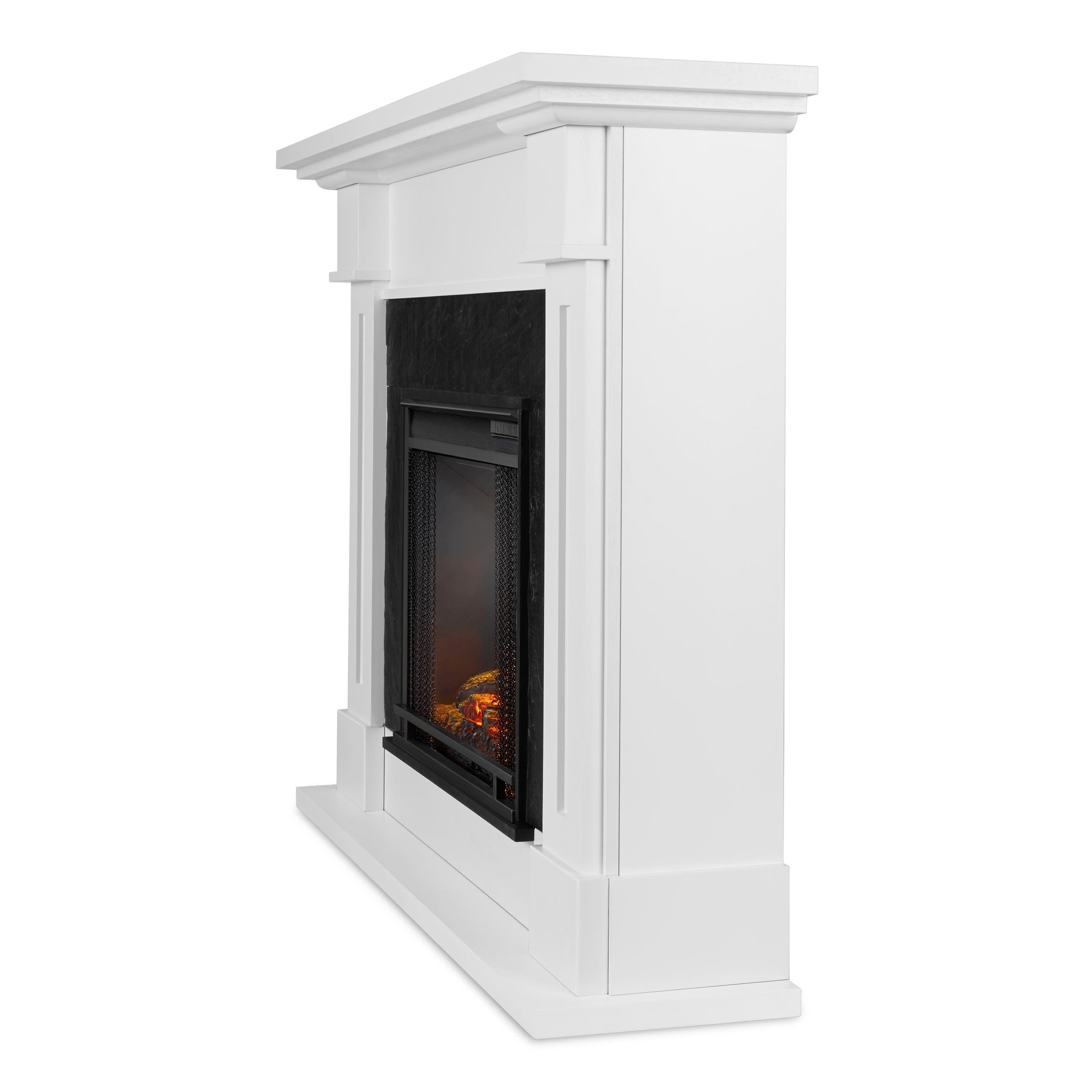 Real Flame 6030E-W 6030E Kipling Electric Fireplace, Medium, White