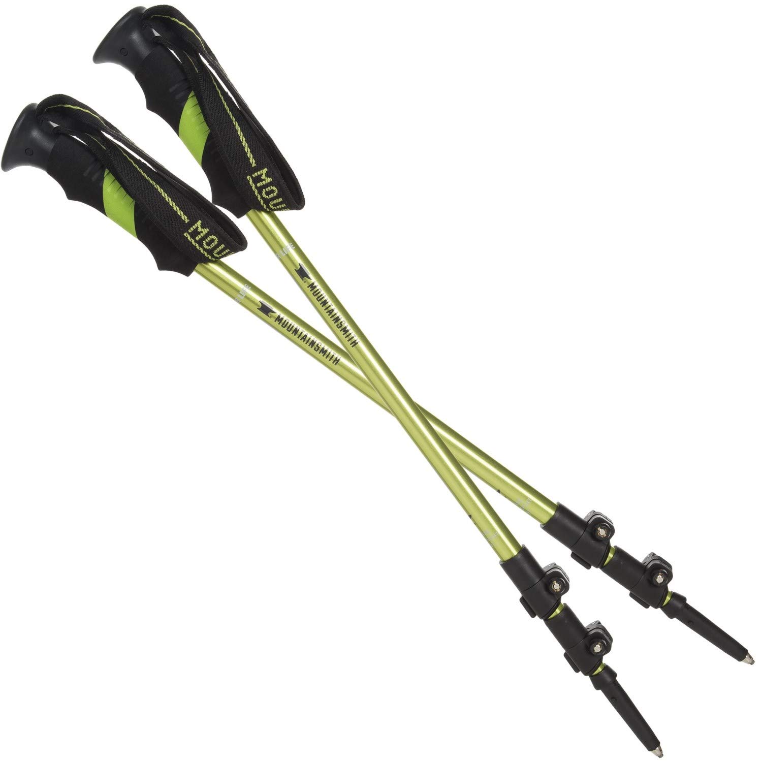 Mountainsmith Roamer Adjustable Trekking Poles with Anti-Shock Macaw Green, Large (18-9099-55)