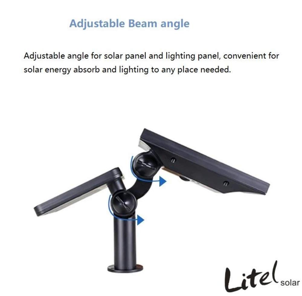Outdoor Lighting Led Solar Garden Light for Home Exterior Wall Light 48 Led Solar Powered Pathway Lawn Lamp