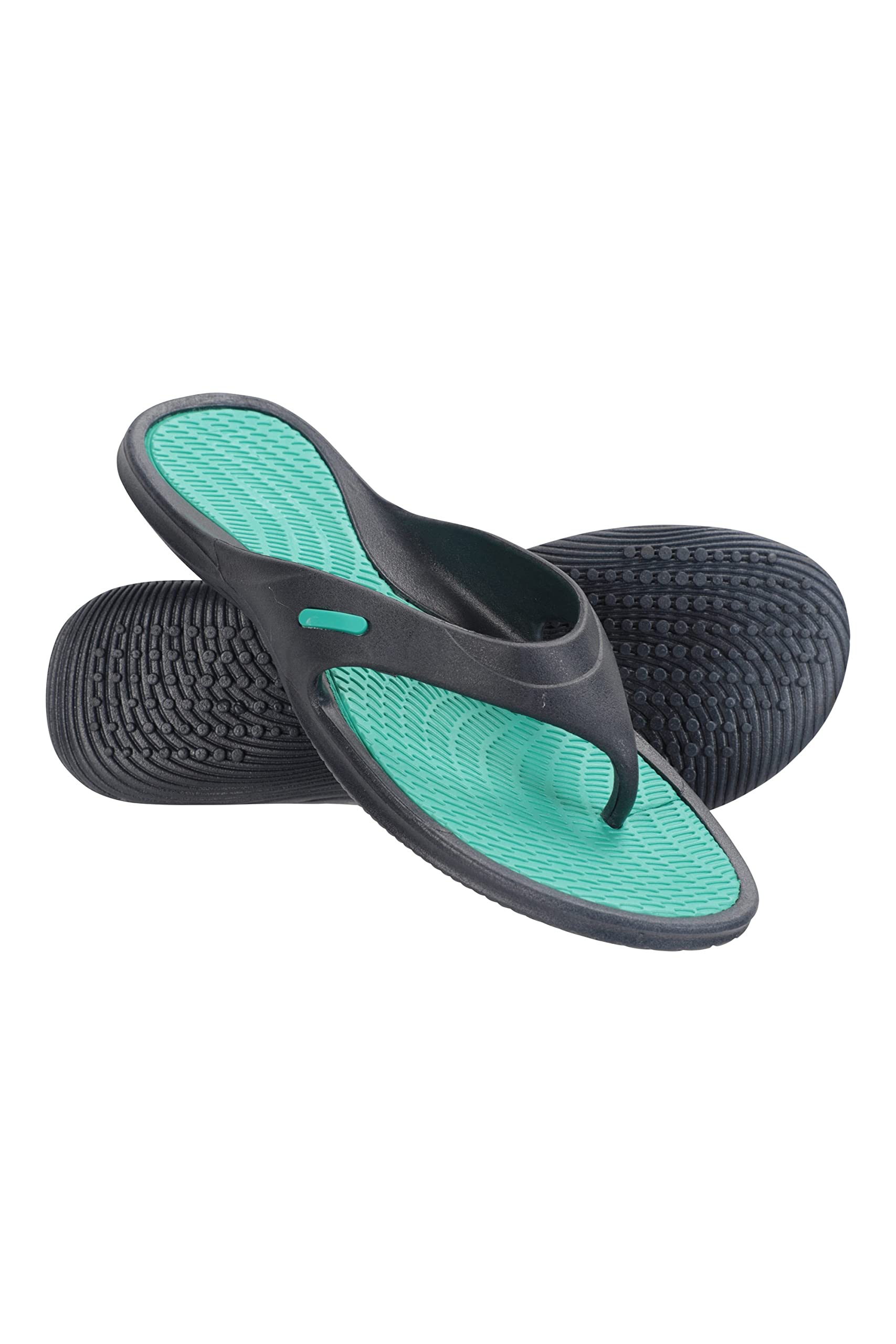 Mountain Warehouse Street Womens Flip Flops - Ladies Summer Sandals Blue Womens Shoe Size 7 US
