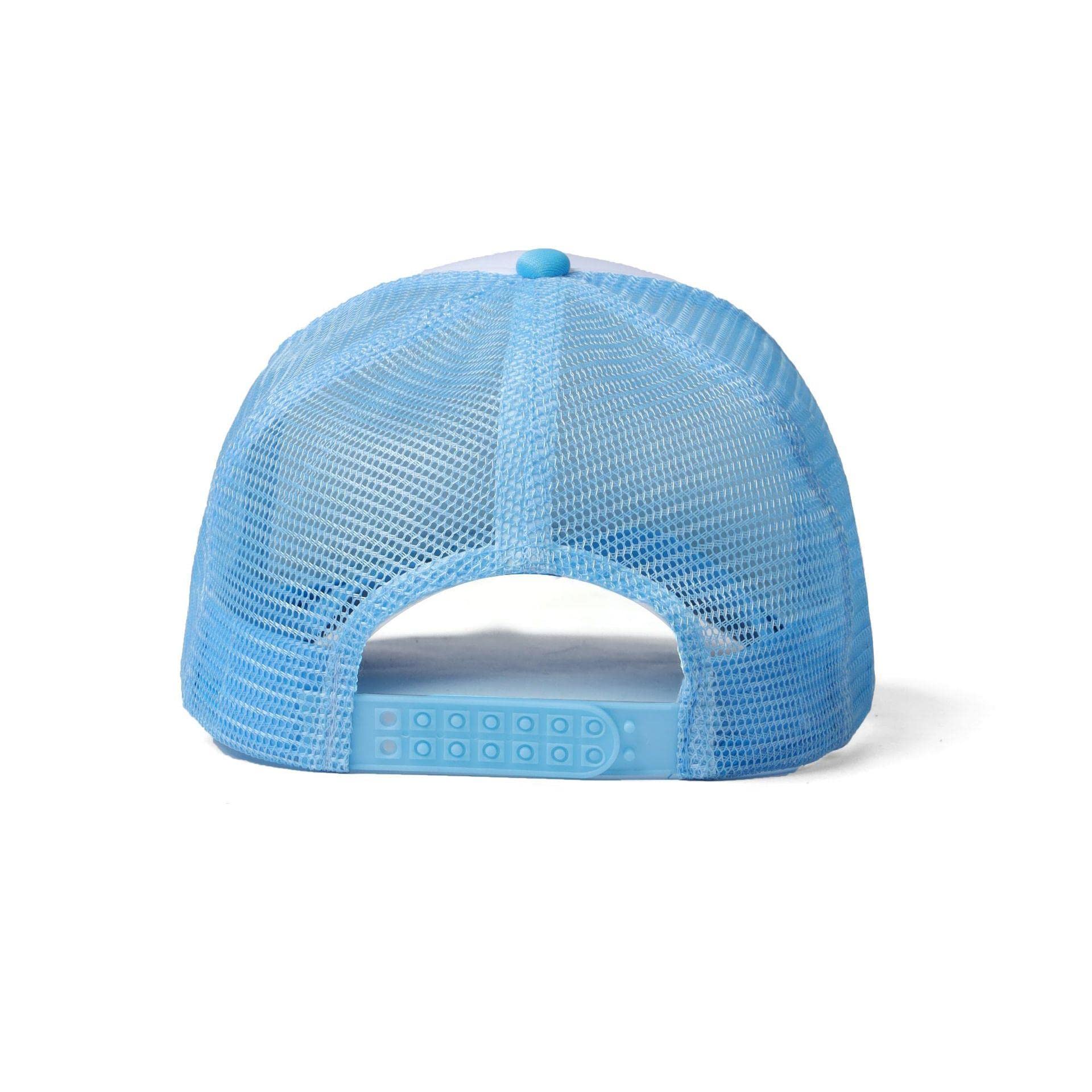 Trucker Hat Snapback Thinking Cap Baseball Cap for Men and Women,Adjustable Breathable Mesh Panels Blue