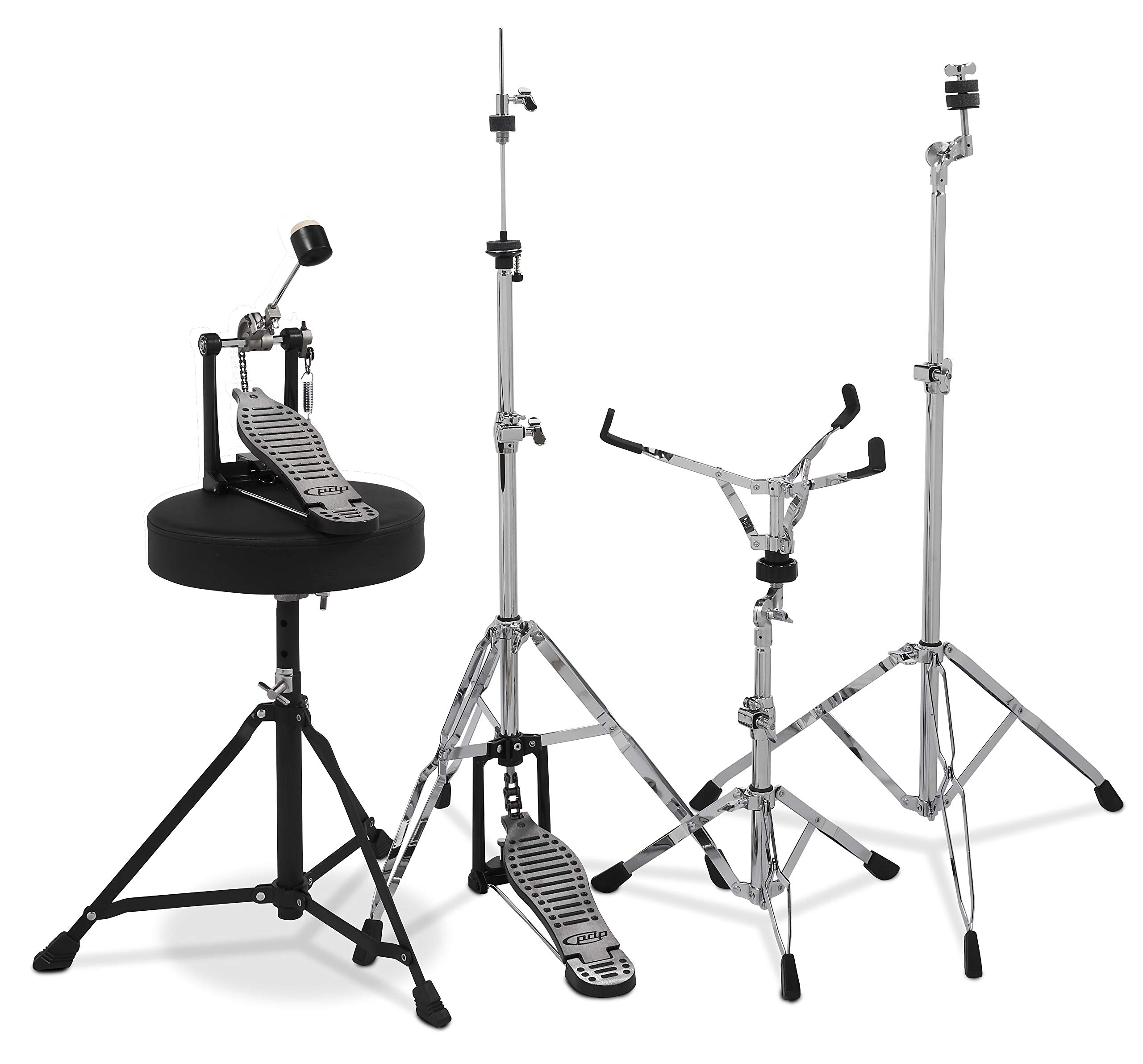PDP By DW Center Stage Complete Drumkit, 5 Drum Set, Royal Blue Sparkle, 7x10, 8x12, 12x14 Floor, 14x20 Kick, 5x14 Snare (PDCE2015KTRB)