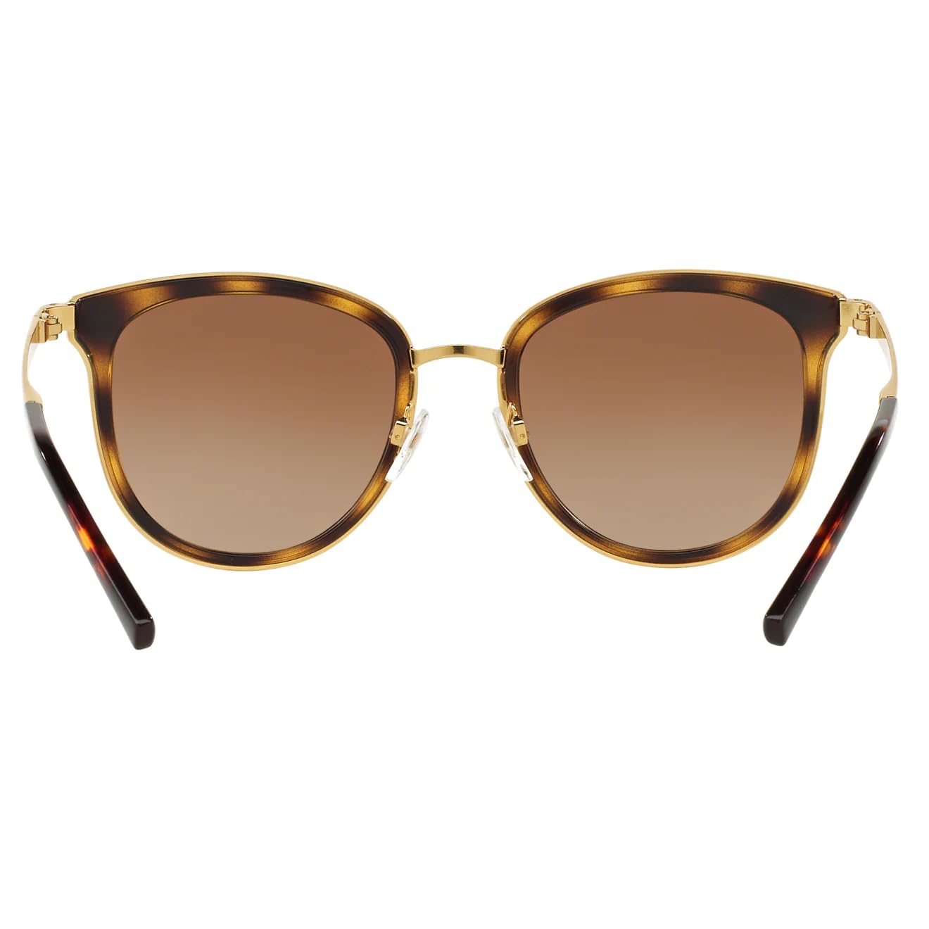 Michael Kors Woman Sunglasses Dark Tortoise/Gold Frame, Brown Gradient Lenses, 54MM