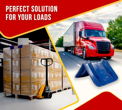 Mytee Products (20 Pack) V Edge Protectors Flatbed, 8" x 12", Red | Vee Shaped Plastics Corner Protectors for Cargo Loads | Tie Down Strap Guard for Winch, Ratchet Straps on Flatbed Truck Trailers