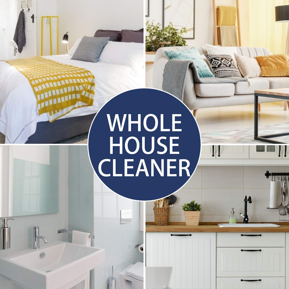 Multi-Purpose Handheld Pressurized Steam Cleaner, Chemical-Free Steam Cleaning with 9-Piece Accessories, Steam Cleaner for Stain Removal, Carpets, Curtains, Car Seats, Kitchen Surface & Much More