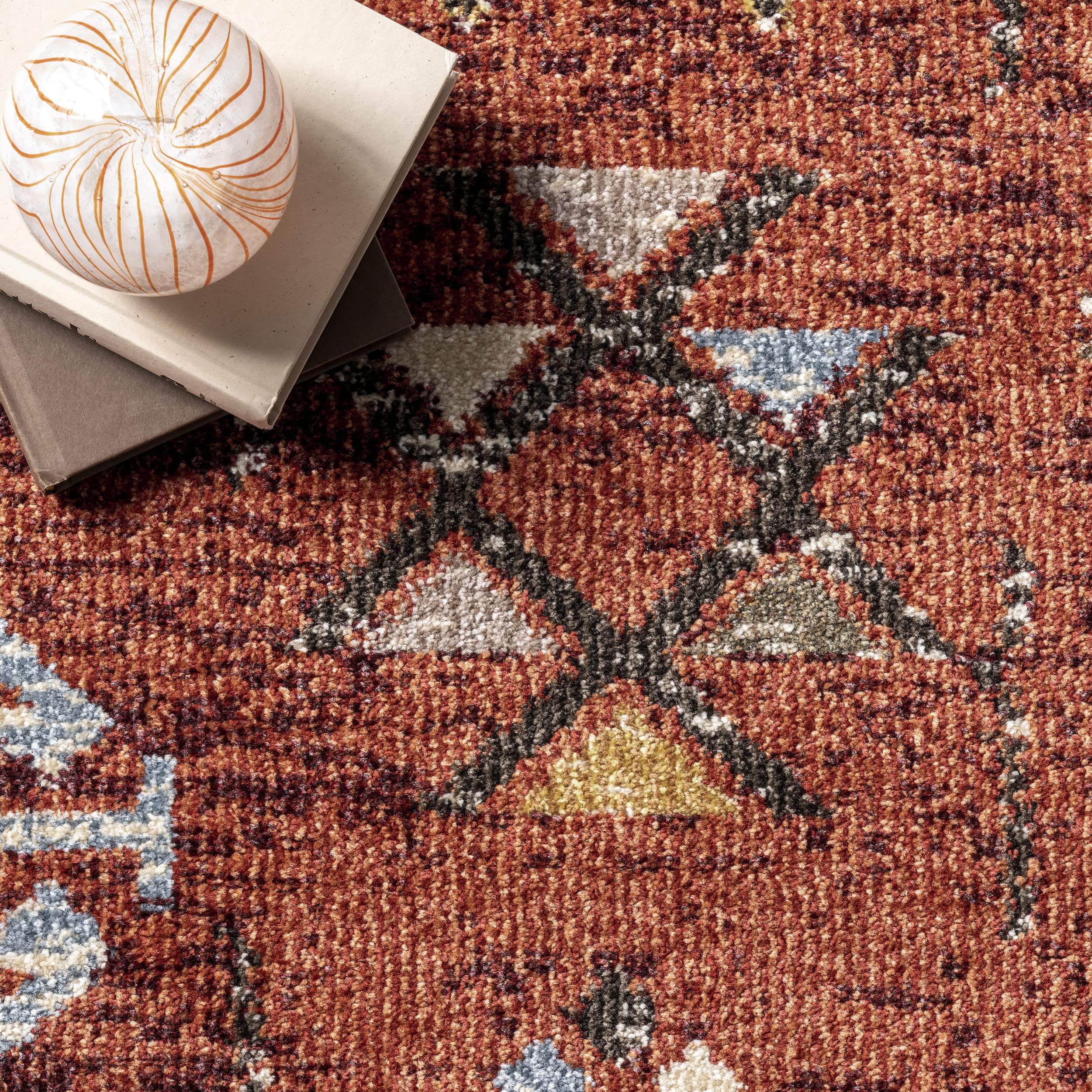 nuLOOM Transitional Tribal Wilma Area Rug, 8x10, Brown