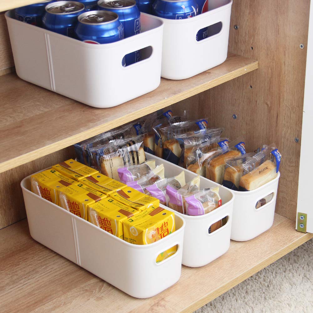 Poeland Drawer Organizer Tray Mini Plastic Storage Baskets Box for Home and Office