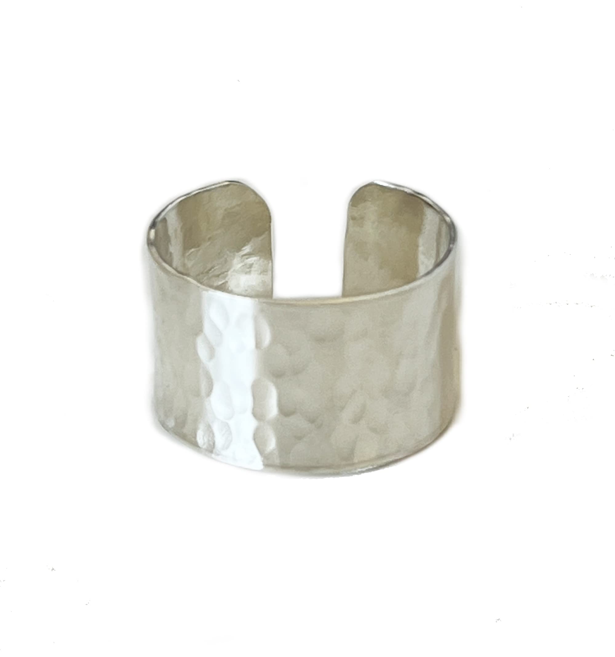 TOE RINGS & THINGS | Super Wide Band Toe Ring in Sterling or Gold Fill | Adjustable 10mm | Unisex (Sterling Silver)