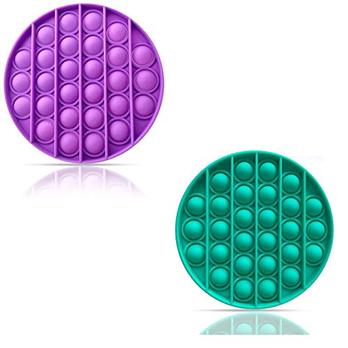 Push Pop Bubble Fidget Sensory Toy, Bubble Pop, Special Needs Anxiety Stress Reliever for Autism, Silicone Stress Reliever Toy, Squeeze Sensory Toy for Kids, Family