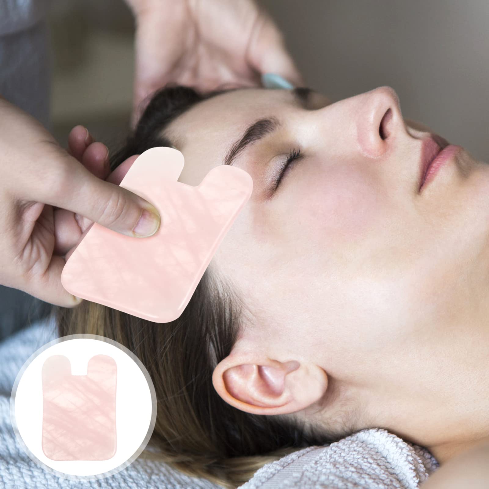 Lurrose Sheetrock Tools Natural Rose Massage Scrapping Board Face and Body Massager Piece Skin Care Tools Massagers