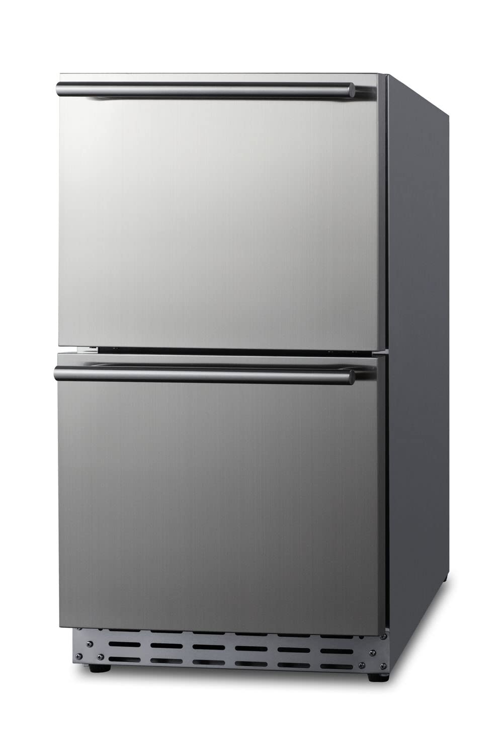 Summit Appliance ADRD18OS 18" Wide ADA Compliant Outdoor 2-Drawer All-Refrigerator in Stainless Steel with Panel-Ready Drawer Fronts, Digital Thermostat, Frost-free Defrost, Digital Display