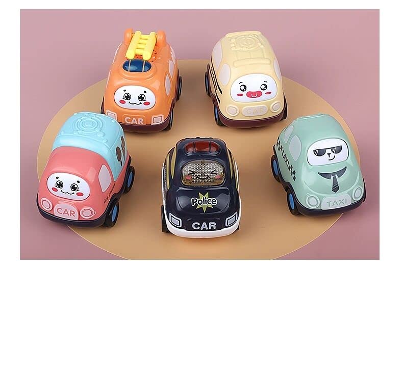 Return Force inertial car Toy Children inertial Engineering car 7 Sets