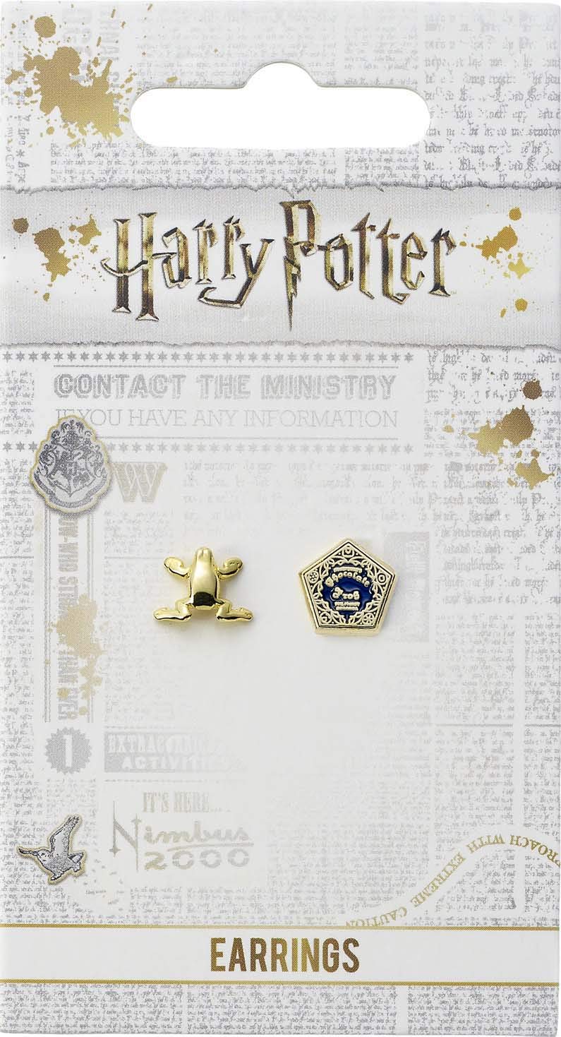 Official Harry Potter Chocolate Frog Gold Plated Stud Earrings WES0157