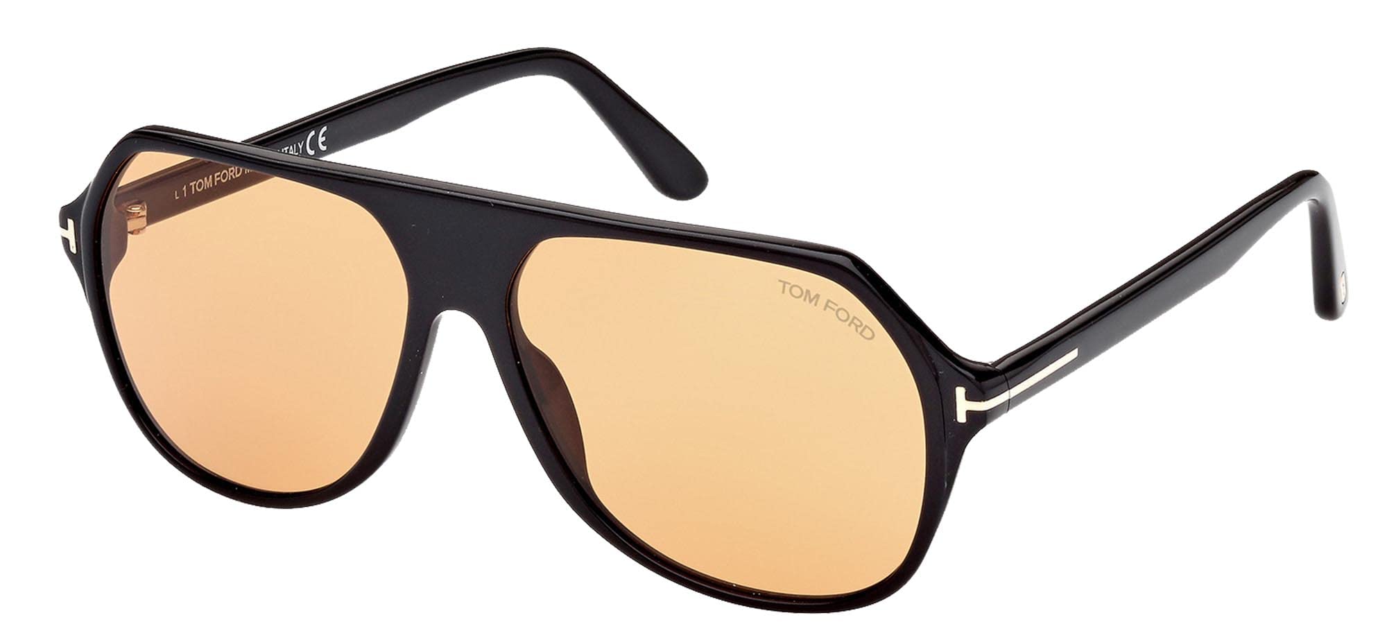 Tom Ford HAYES FT 0934 Shiny Black/Brown 59/14/145 men Sunglasses